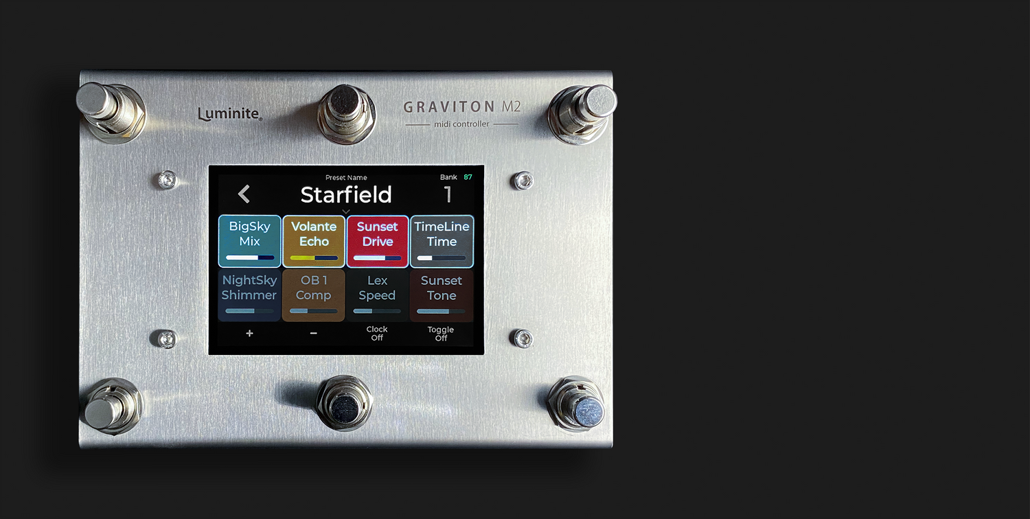 Graviton M2 MIDI Controller – Luminite Effect Pedals